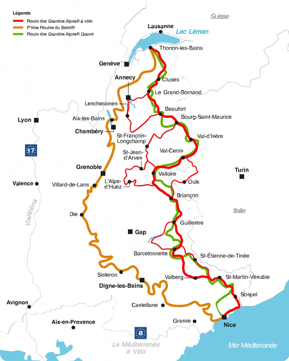Les P’tites Routes du Soleil : l’autre traversée des Alpes à vélo ...