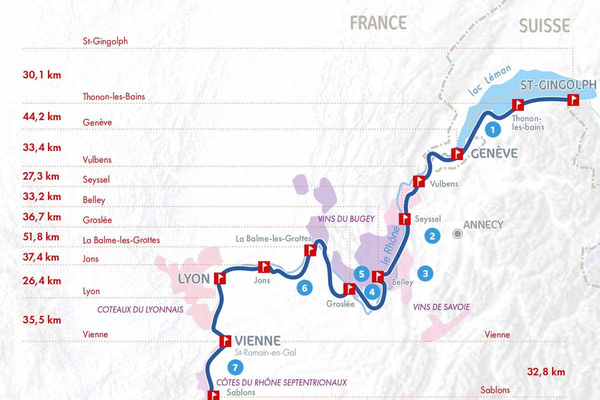 ViaRhôna : 815 km au fil du Rhône, entre Alpes, lavande et Méditerranée ...