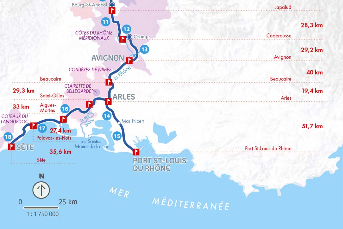 ViaRhôna : 815 km au fil du Rhône, entre Alpes, lavande et Méditerranée ...